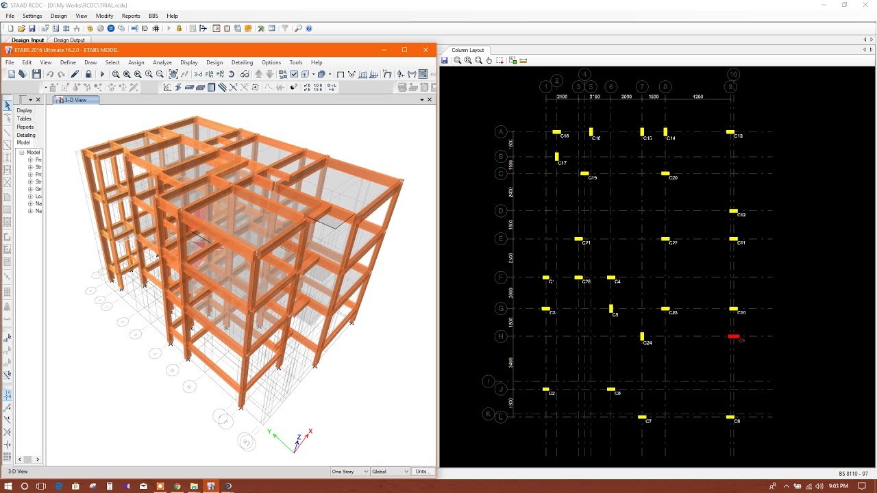 Etabs To Rcdc Column Footing Design And Detailing Part1 Revit News