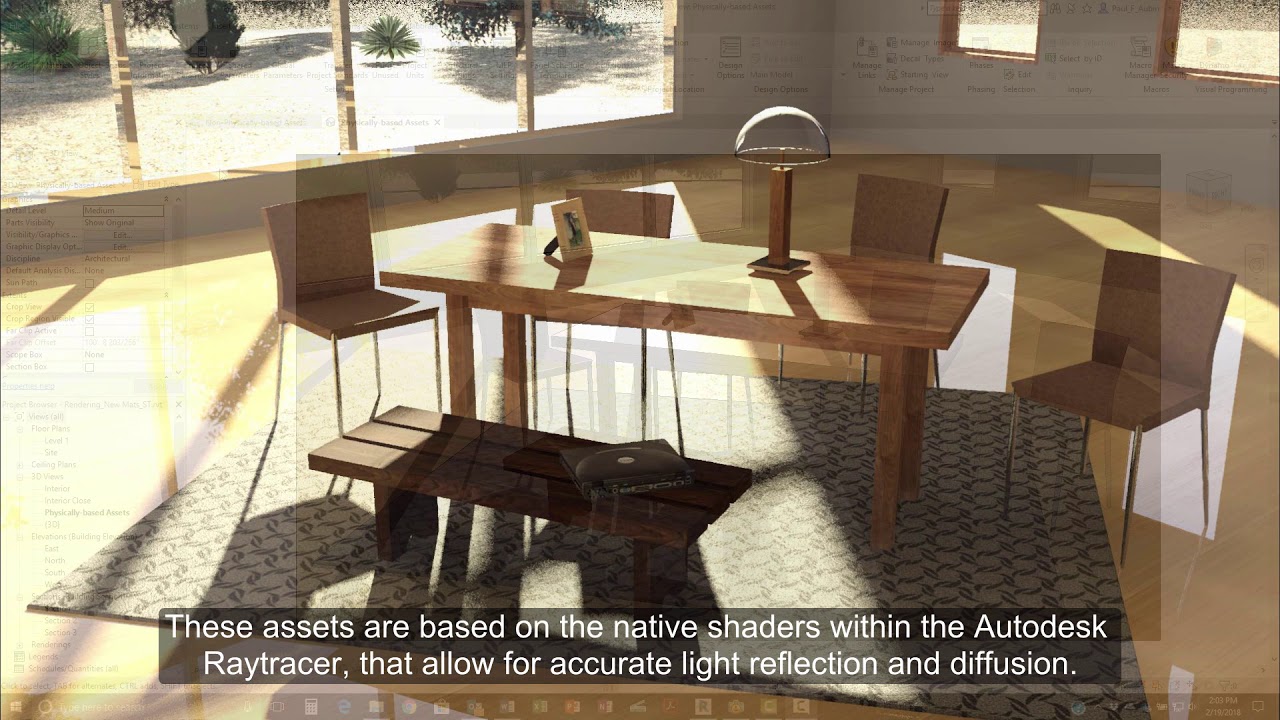 Revit 2019: Physically-based Material Assets - Revit news