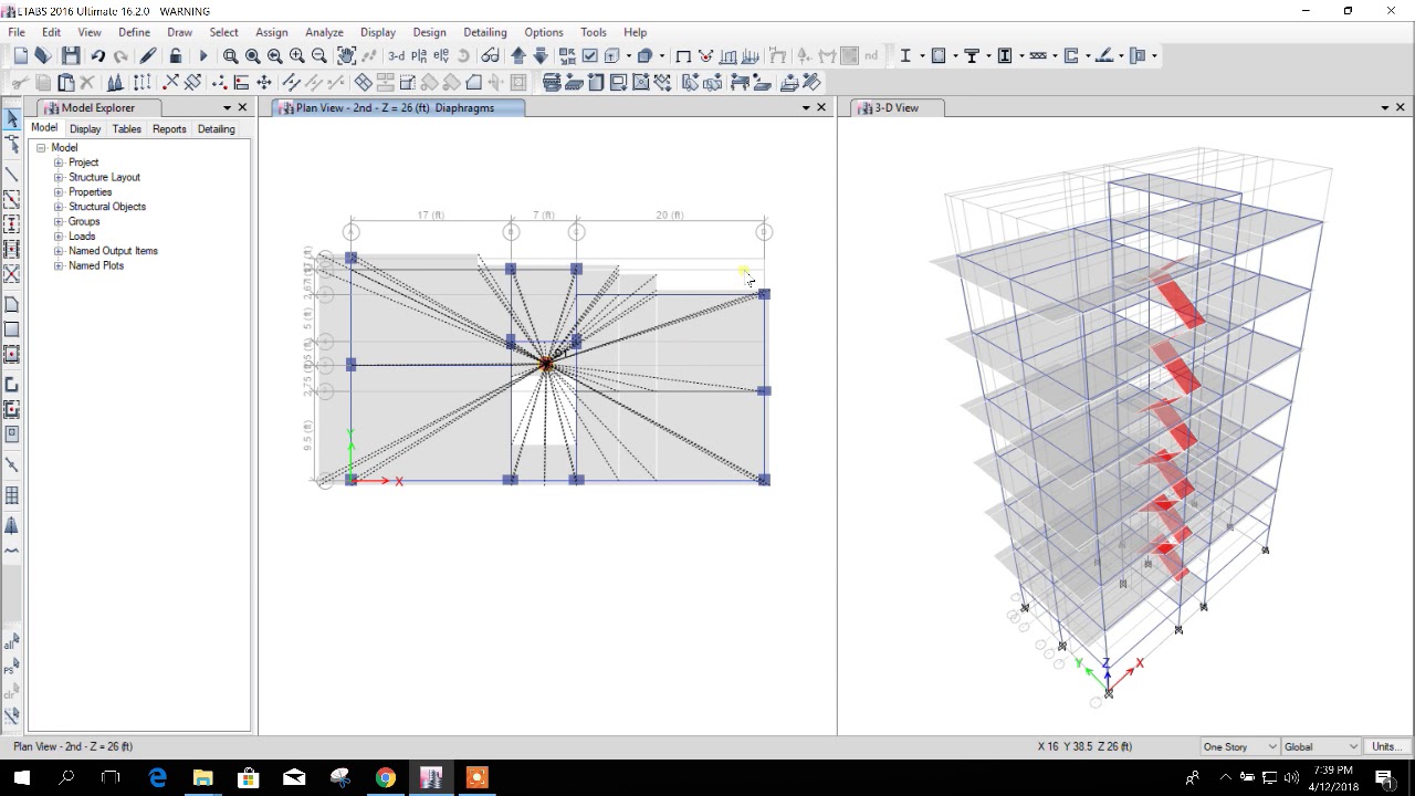 SOLVING DIAPHRAGM WARNING IN ETABS - Revit news