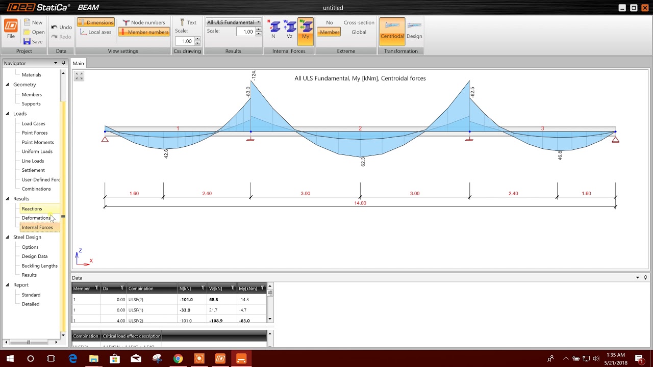 STEEL BEAM DESIGN IN IDEA STATICA V9 - Revit news