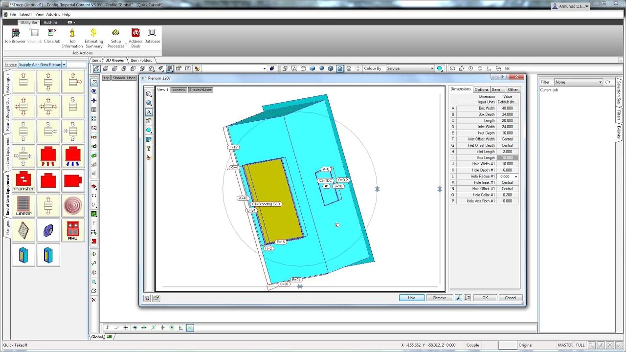 MEP Fabrication 2018 New Feature - New Patterns for Filter Plenum Boxes ...