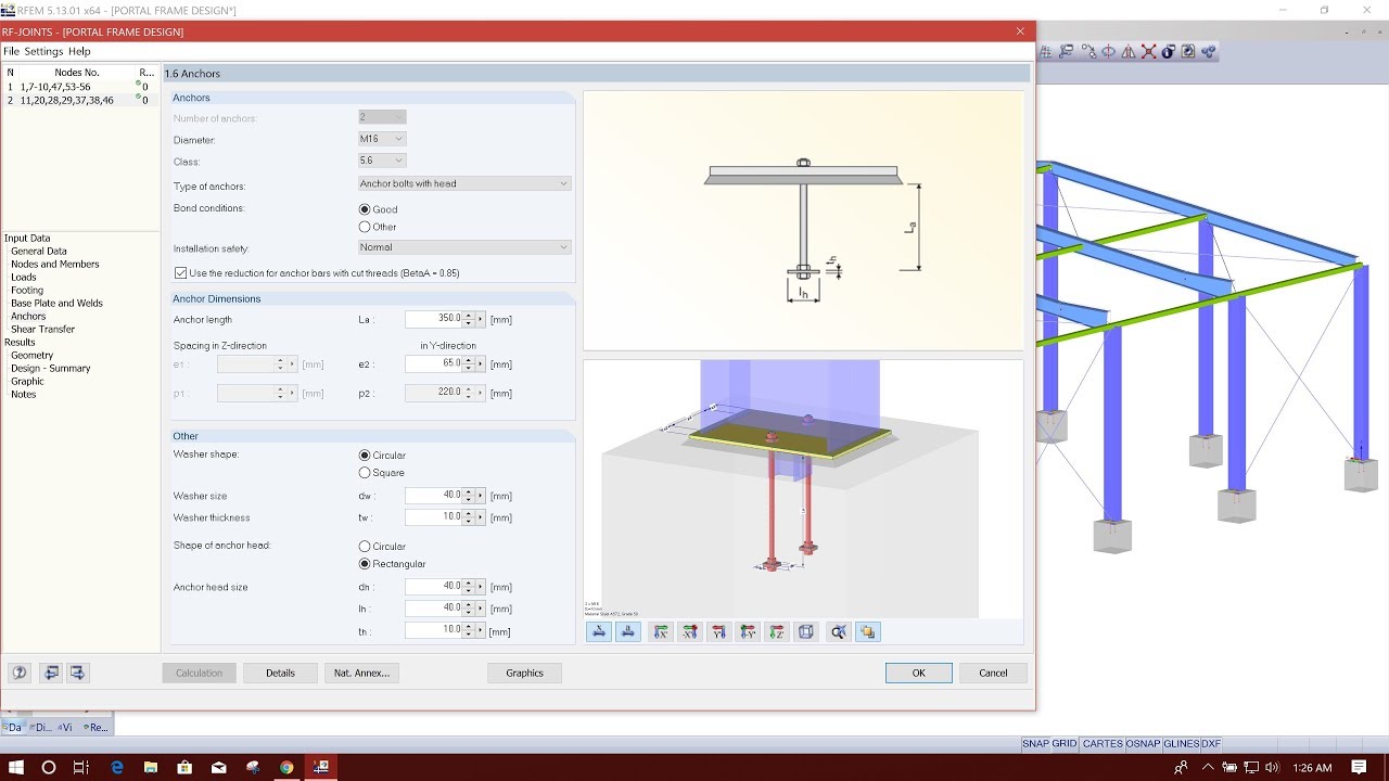 BASE PLATE CONNECTION DESIGN IN DLUBAL RFEM 5.13 - Revit news