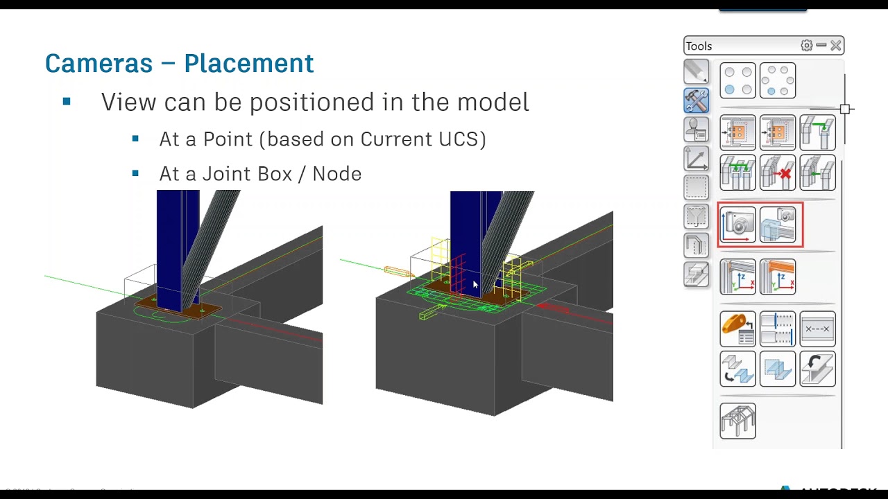 19. Cameras for generating GA drawings and detail nodes in Advance ...