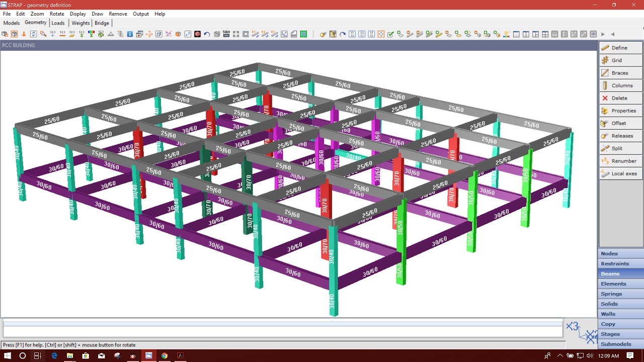 MODELING BEAMS IN STRAP-WORKING IN PLAN VIEW OF FLOOR LEVEL. - Revit news