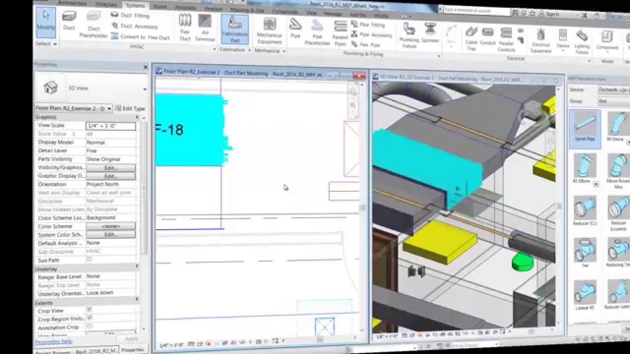 Fabrication Part Modeling Enhancement - Revit news