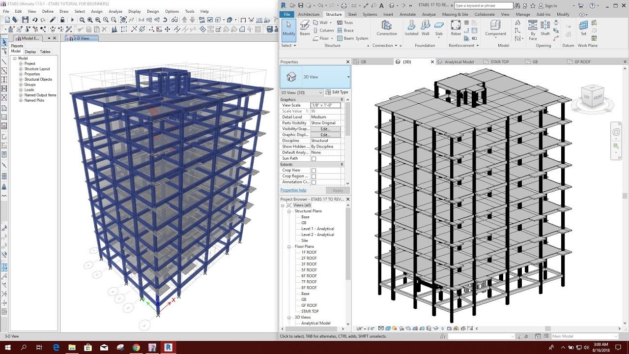 CSiXRevit 2019: MODEL FROM ETABS 17 TO REVIT 2019 AND L COLUMN IN REVIT ... CSiXRevit 2019: MODEL FROM ETABS 17 TO REVIT 2019 AND L COLUMN IN REVIT ...