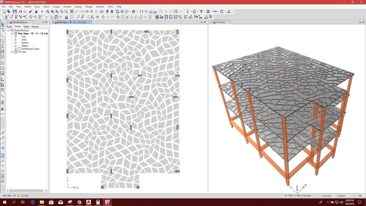 ADVANCED MESHING IN ETABS WITH THE HELP OF RAM CONCEPT - Revit news