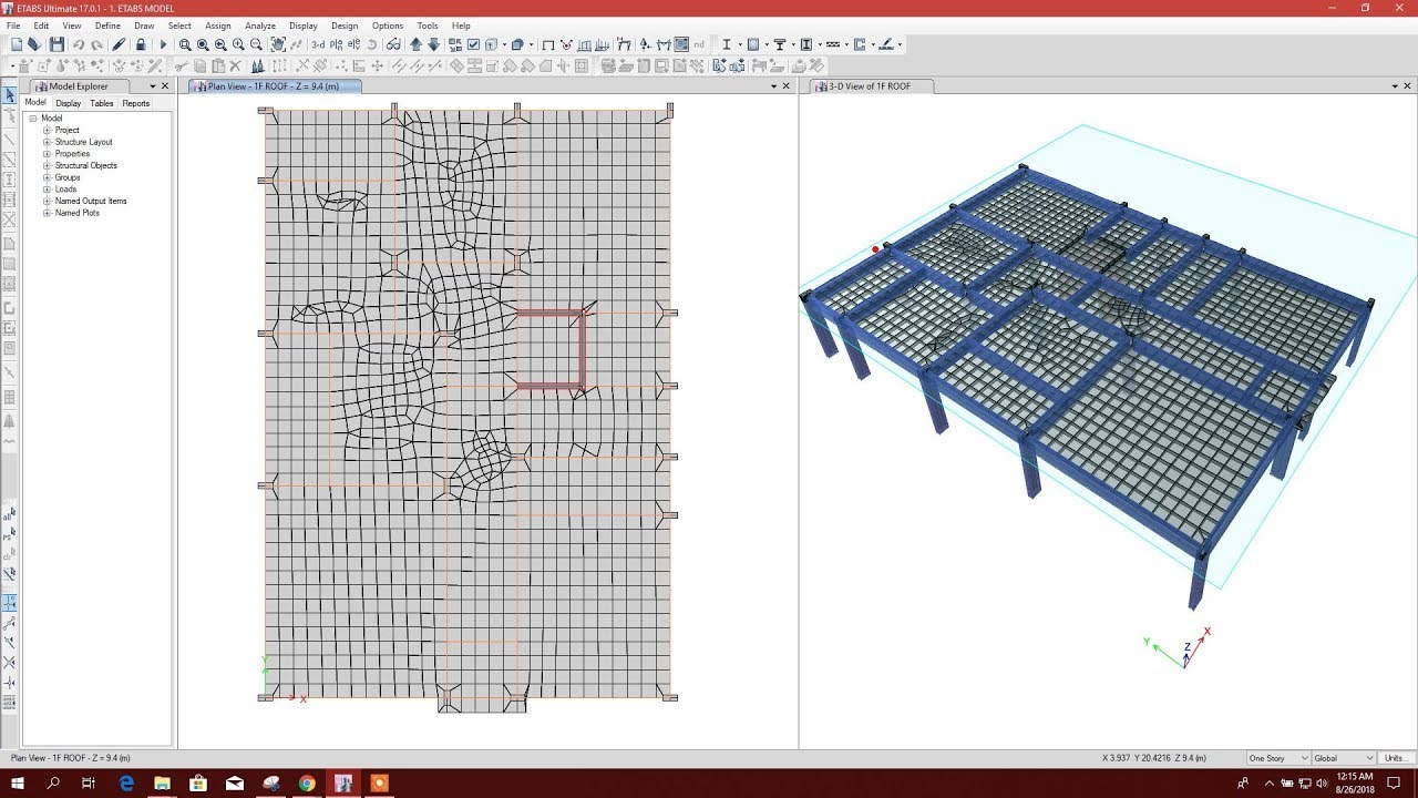 GENERAL QUADRILATERAL FLOOR MESH IN ETABS V17 - Revit news