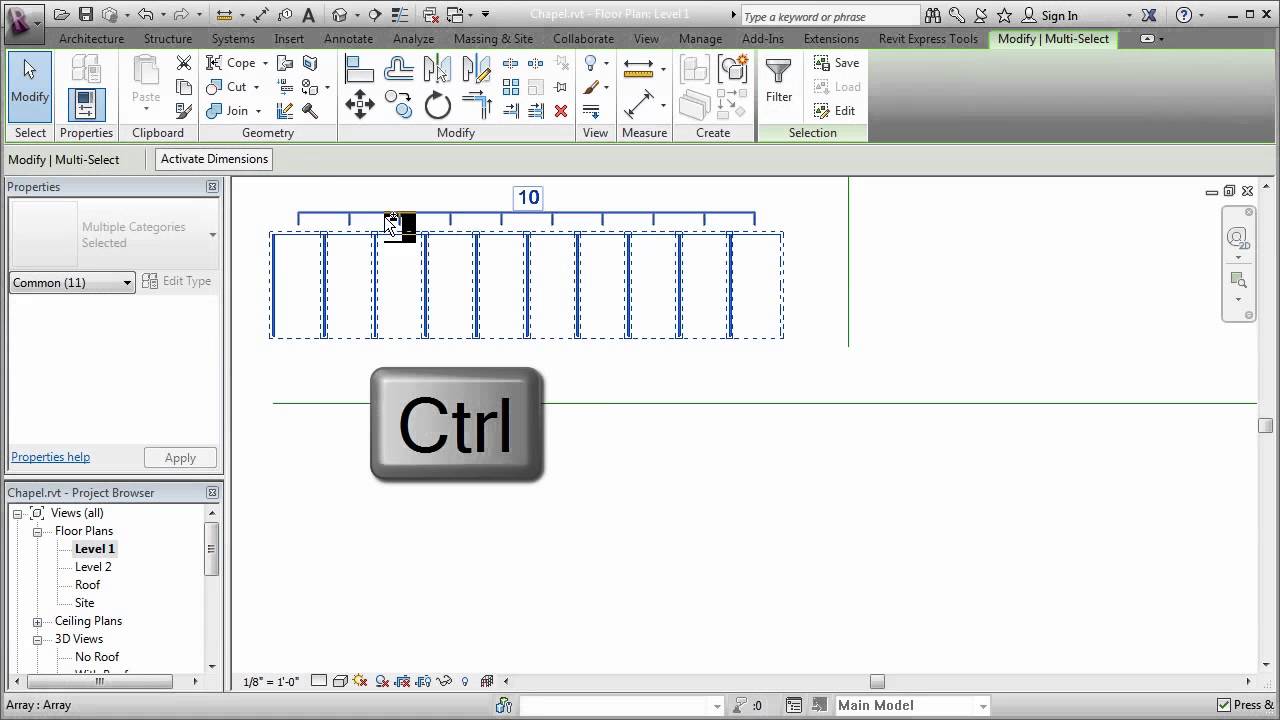 Array Tip - Revit news Array Tip - Revit news