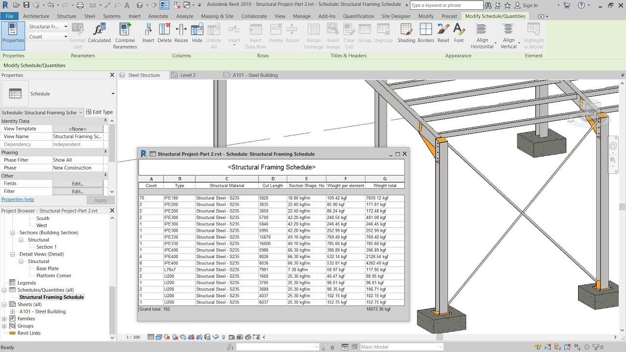 9 - Revit 2019 – Structural Framing Schedule - Revit news 9 - Revit 2019 – Structural Framing Schedule - Revit news