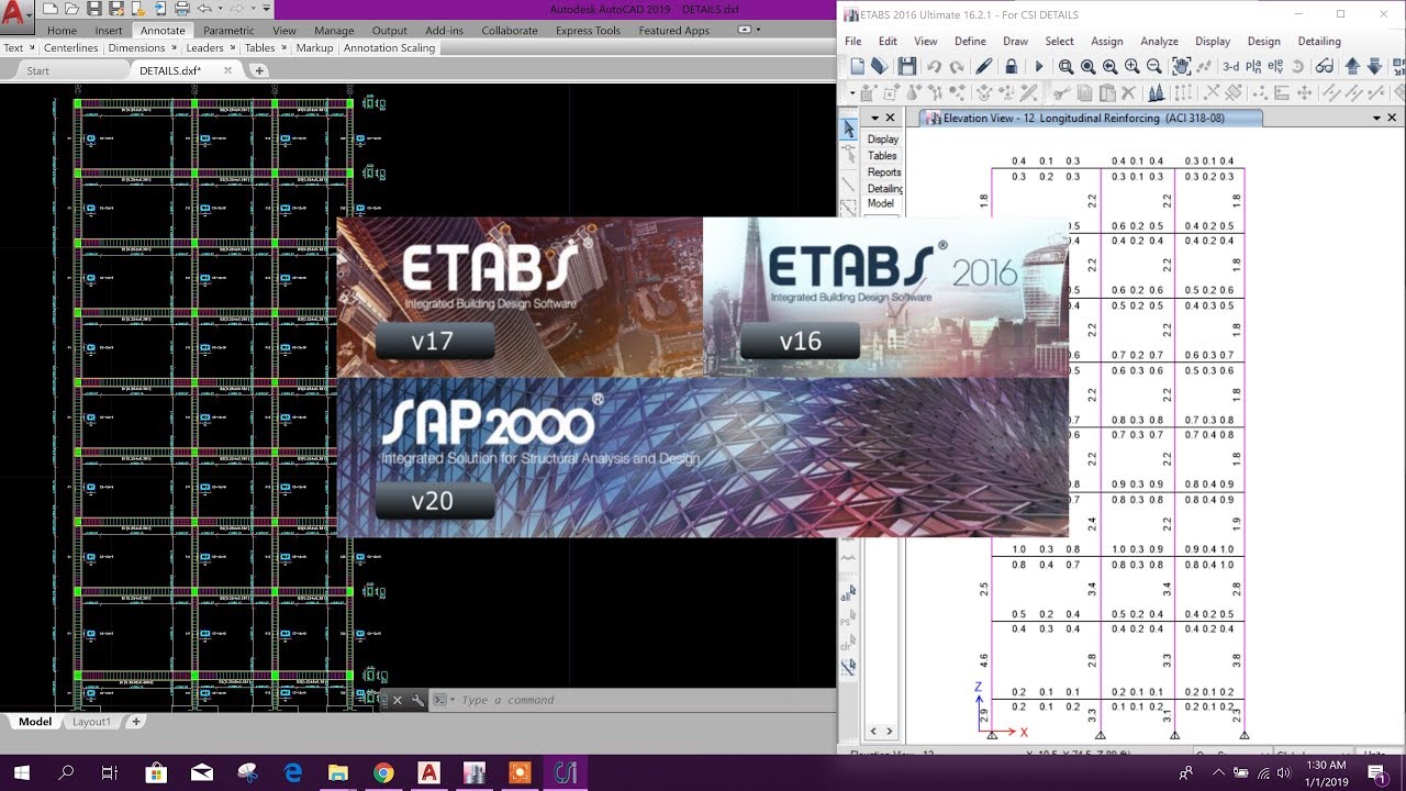 CSI DETAILING V3.1: GENERATE MORE DRAWINGS FROM ETABS OR SAP2000 - Revit news