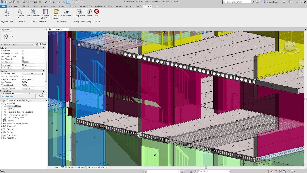 Revit 2019.2: New Precast Hollow-Core Slabs (HCS) Families - Revit news