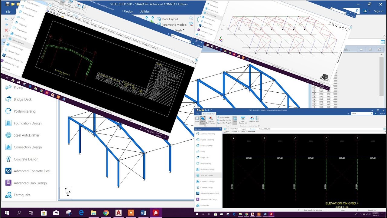 GENERATE STEEL GA DRAWING IN STAAD PRO - Revit news