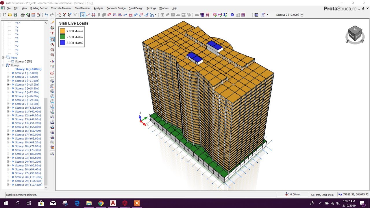 MODELING MULTI STORIED BUILDING IN PROTA STRUCTURE - Revit news