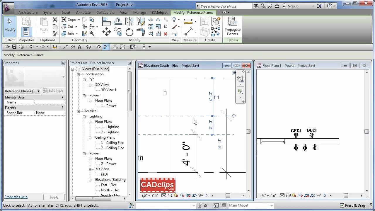 REVIT Duplex Receptacle Family and View Range - CADclips - Revit news
