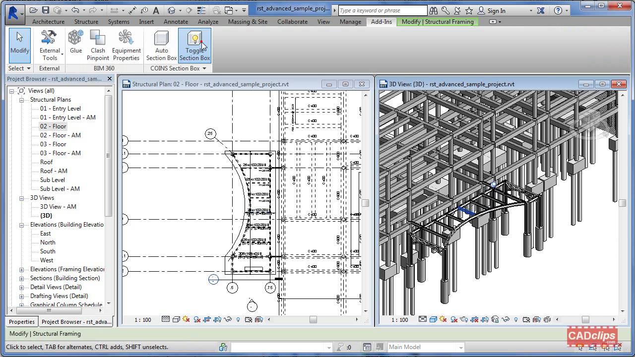 Revit Auto Section Box Cadclip Revit News