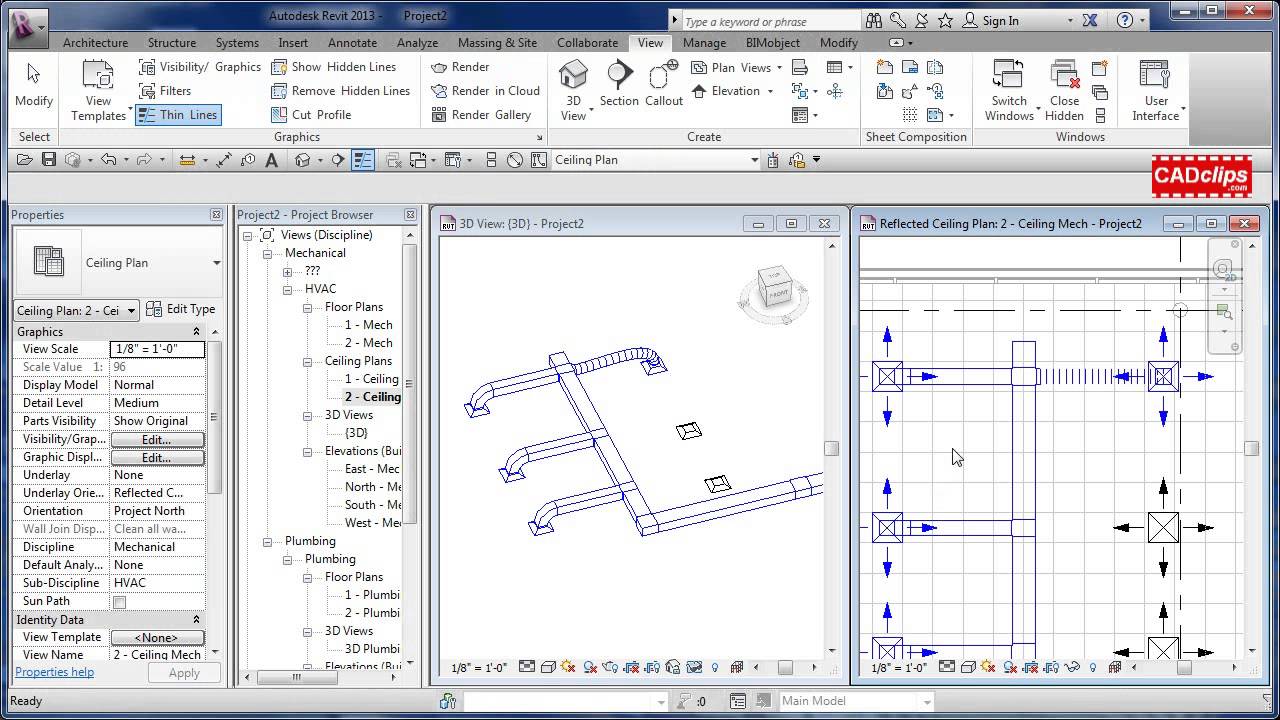 REVIT MEP MANUAL HVAC DUCT ROUTING TUTORIAL - CADclips - Revit news