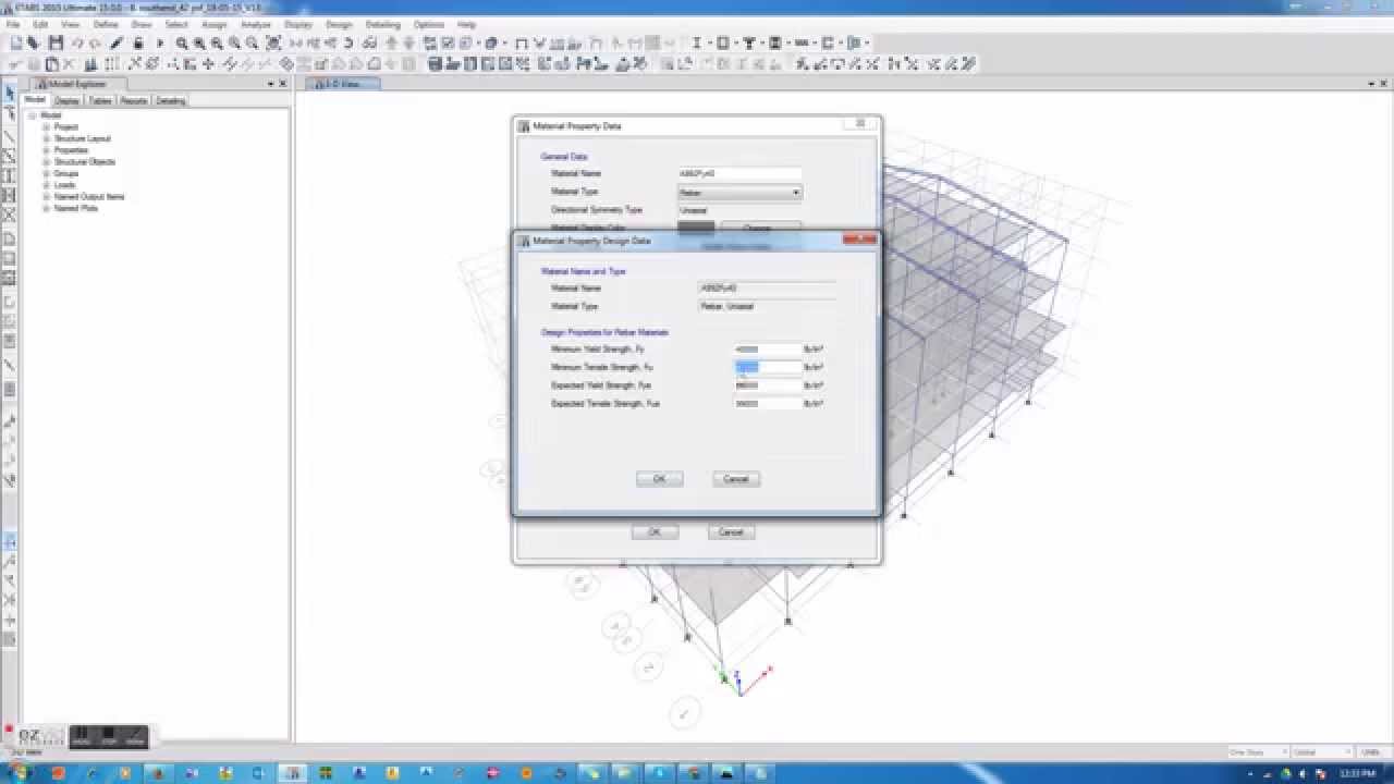 CORRECTION TO PREVIOUS VIDEO: Defining Rebar Property in ETABS 2015 - Revit news