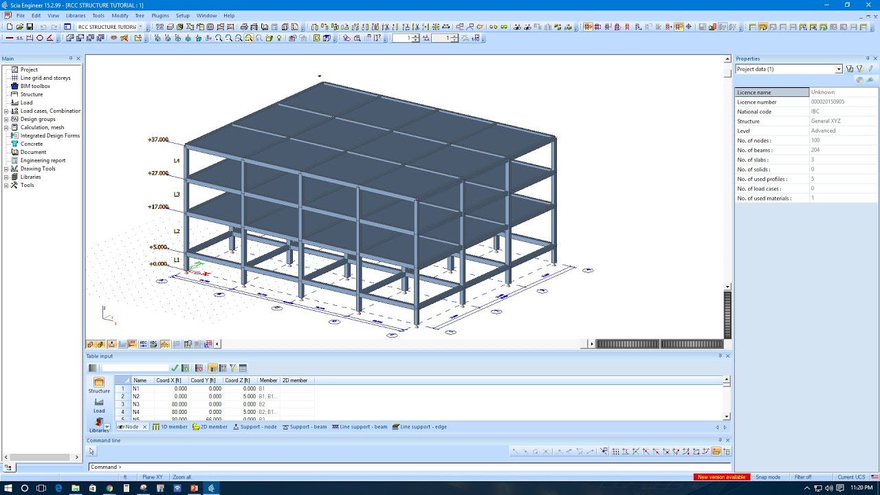 SCIA Engineer Full Course-Part 4: Modeling of RCC Structure - Revit news