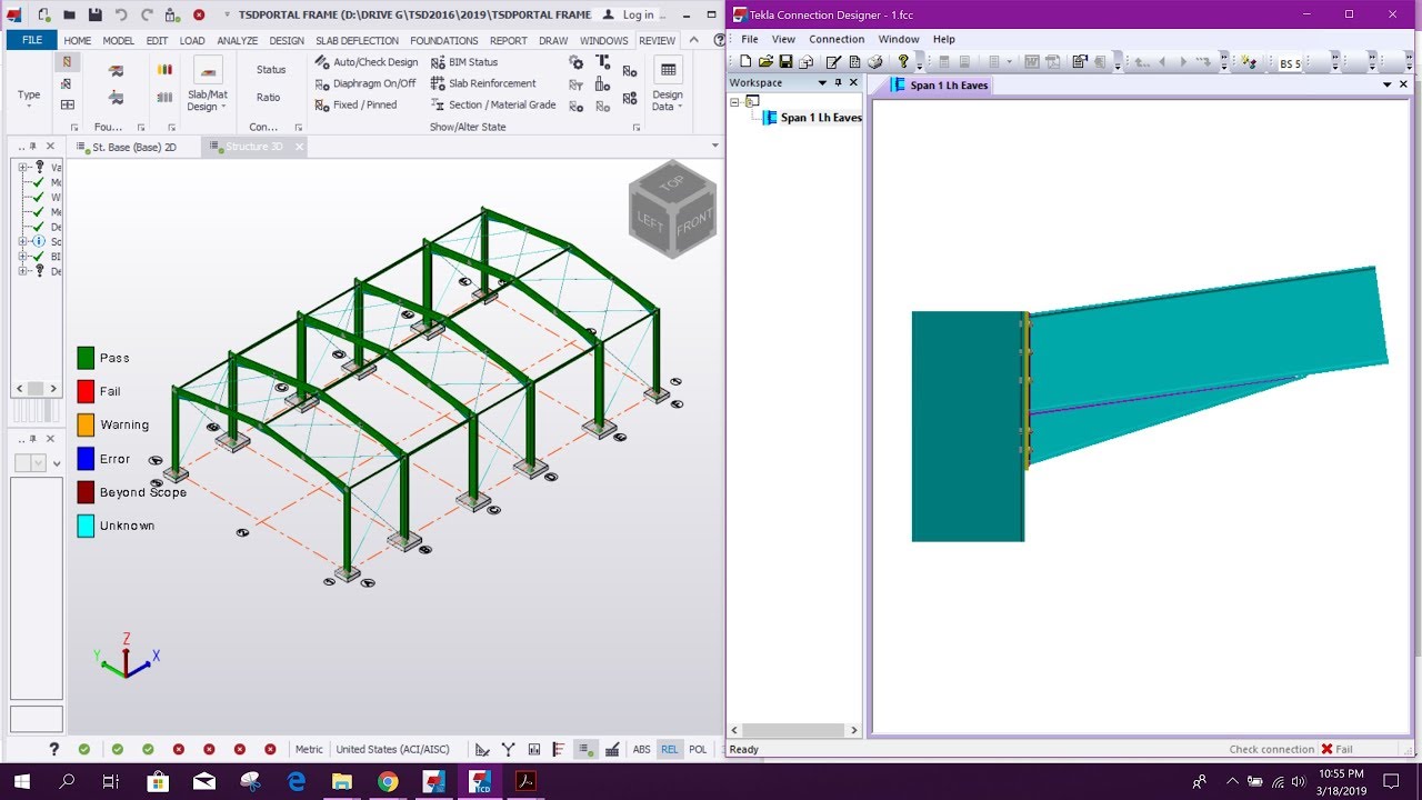 Tekla Structural Designer 2019 To Tekla Connection Designer 2019 Workflow Revit News
