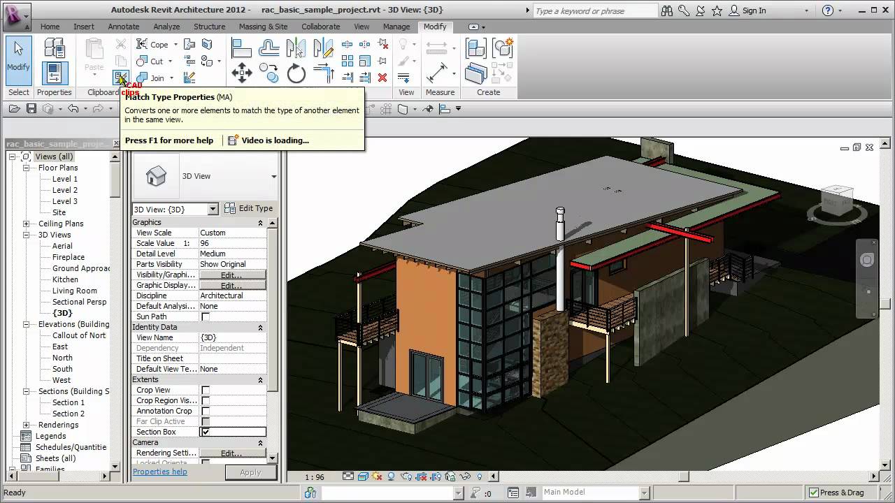REVIT Modify Tools Introduction - CADclips - Revit news