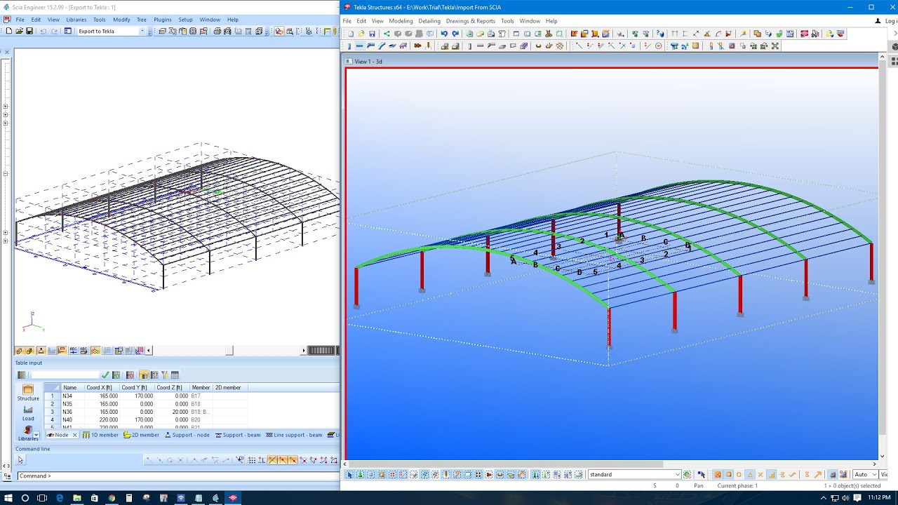 Export Model from SCIA Engineer to Tekla Structure - Revit news Export Model from SCIA Engineer to Tekla Structure - Revit news