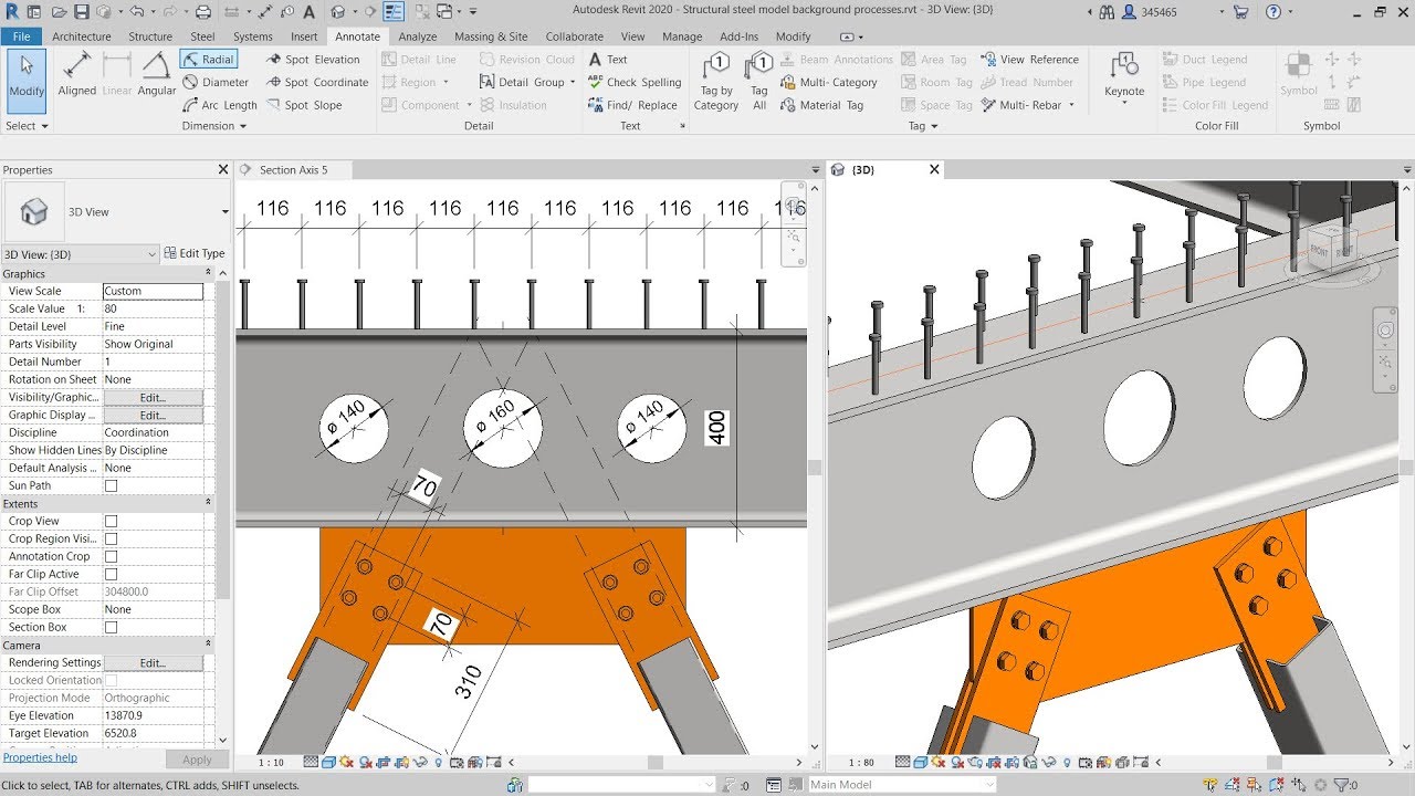 Revit 2020: Tags and Dimensions of Steel Elements - Revit news