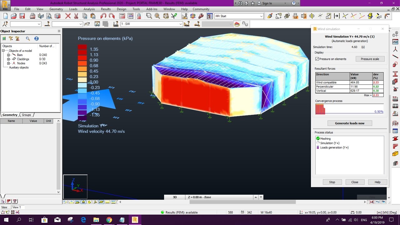 INDUSTRIAL SHED DESIGN IN ROBOT STRUCTURAL ANALYSIS : PART-2 (LOADING ...