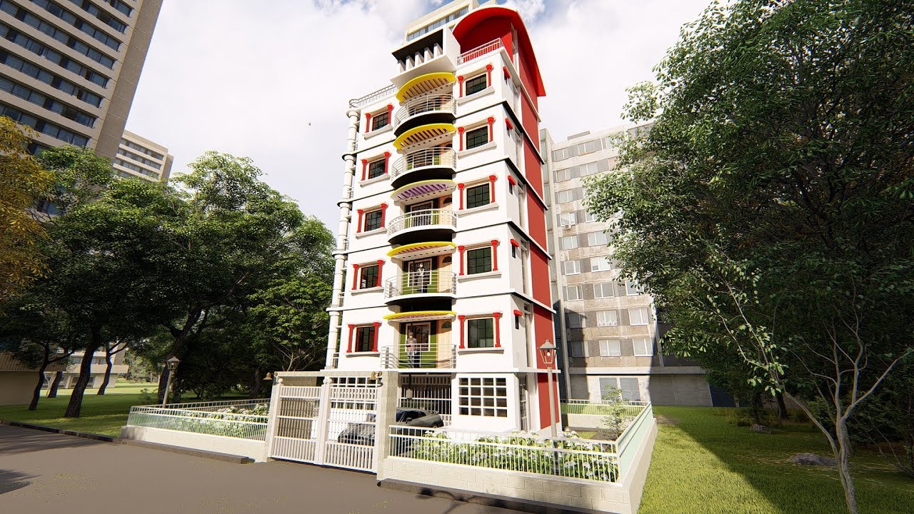 7-Storied Traditional Home 3D Visualization with Lumion (4K) - Revit news