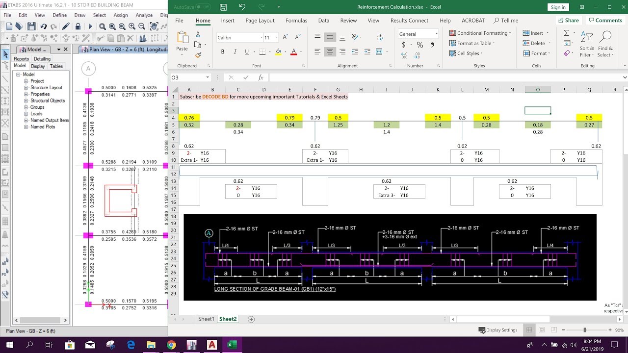 Beam Detailing using Etabs Result - Revit news