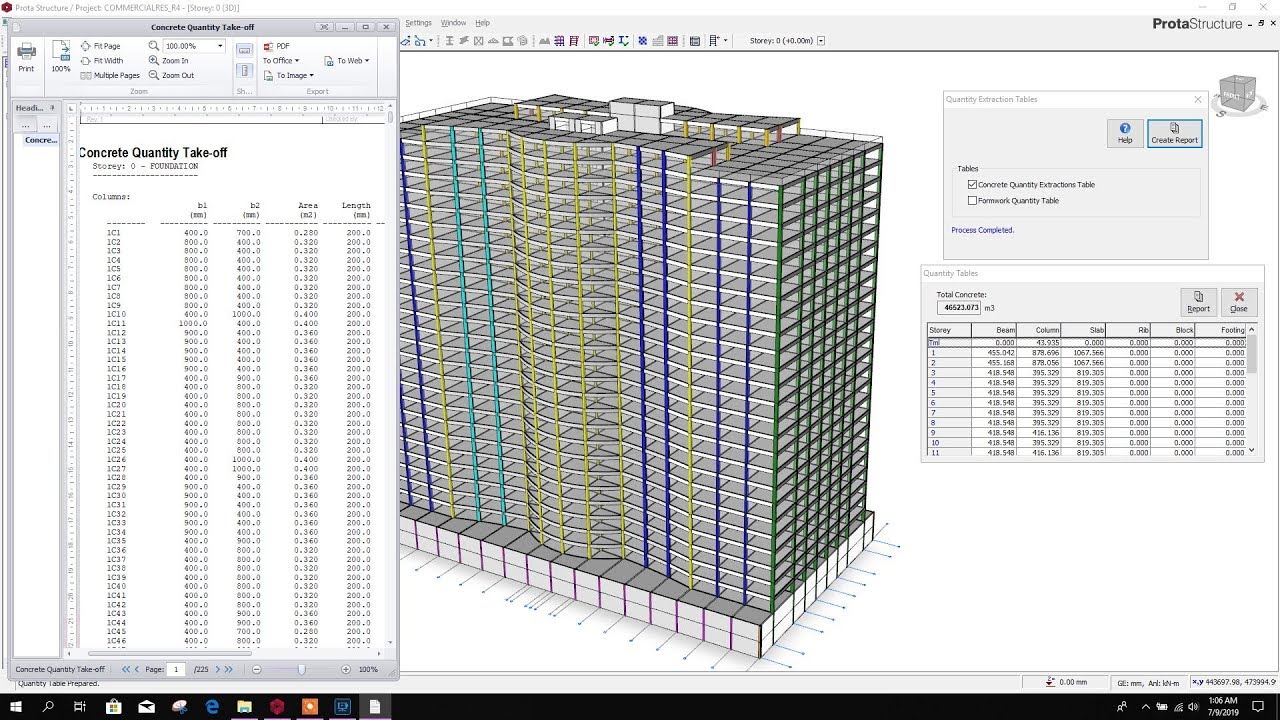 BOQ & BBS IN PROTA STRUCTURE SUITE - Revit news
