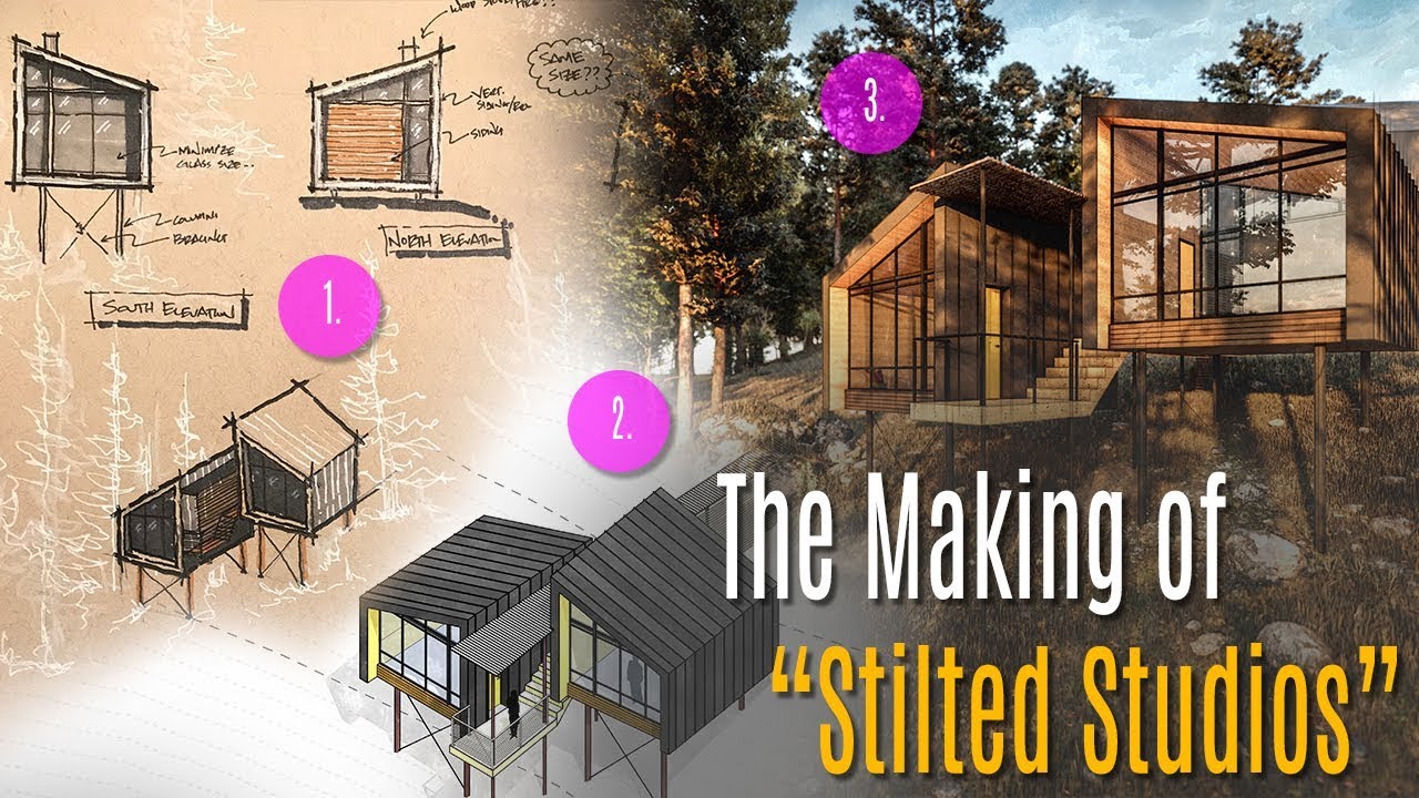 My Revit Design Process - The Making of Stilted Studios (Revit, Lumion ...