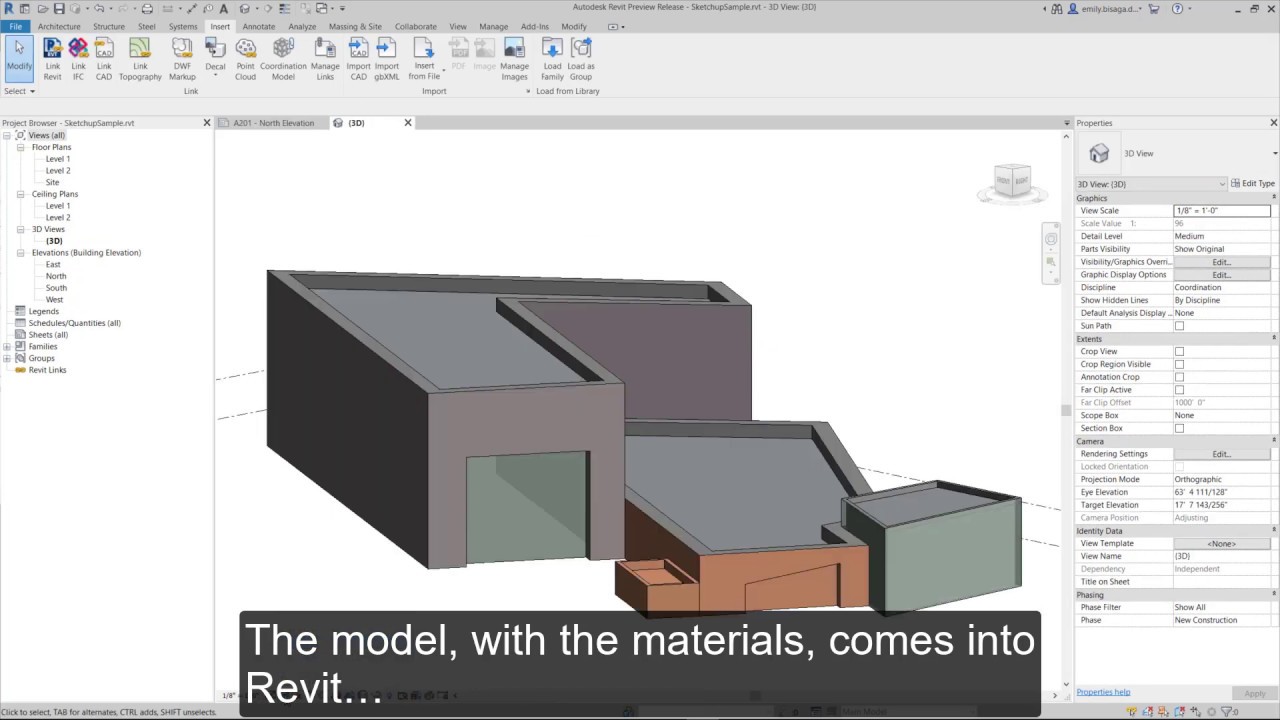 Revit 2020.1: SketchUp 2019 Support - Revit news
