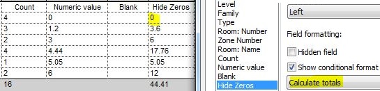 Hide Zero Values in Multiple Item Rows in Revit Schedules – Revit news Hide Zero Values in Multiple Item Rows in Revit Schedules – Revit news