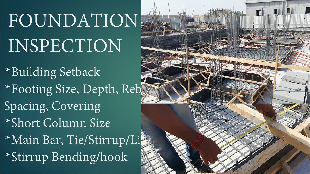 FOUNDATION INSPECTION/CHECK ON SITE: IMPORTANT FACTORS - Revit news