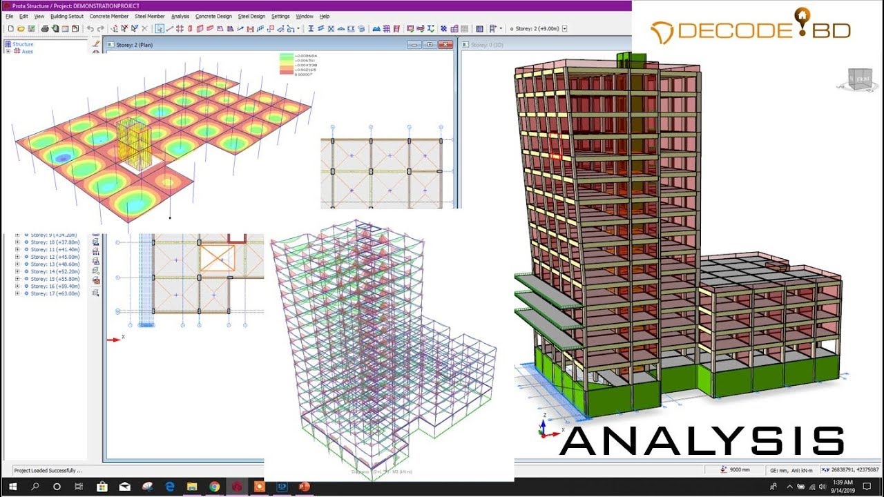 15 Storied Building Design in Prota Structure 2019 Part7*Analysis ...