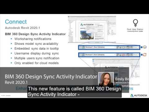 Revit 2020.1: BIM 360 Design Sync Activity Indicator - Revit news