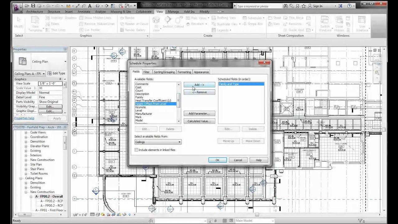 Revit Tutorial - Offset Ceilings of Same Type - The Revit Kid - Revit news