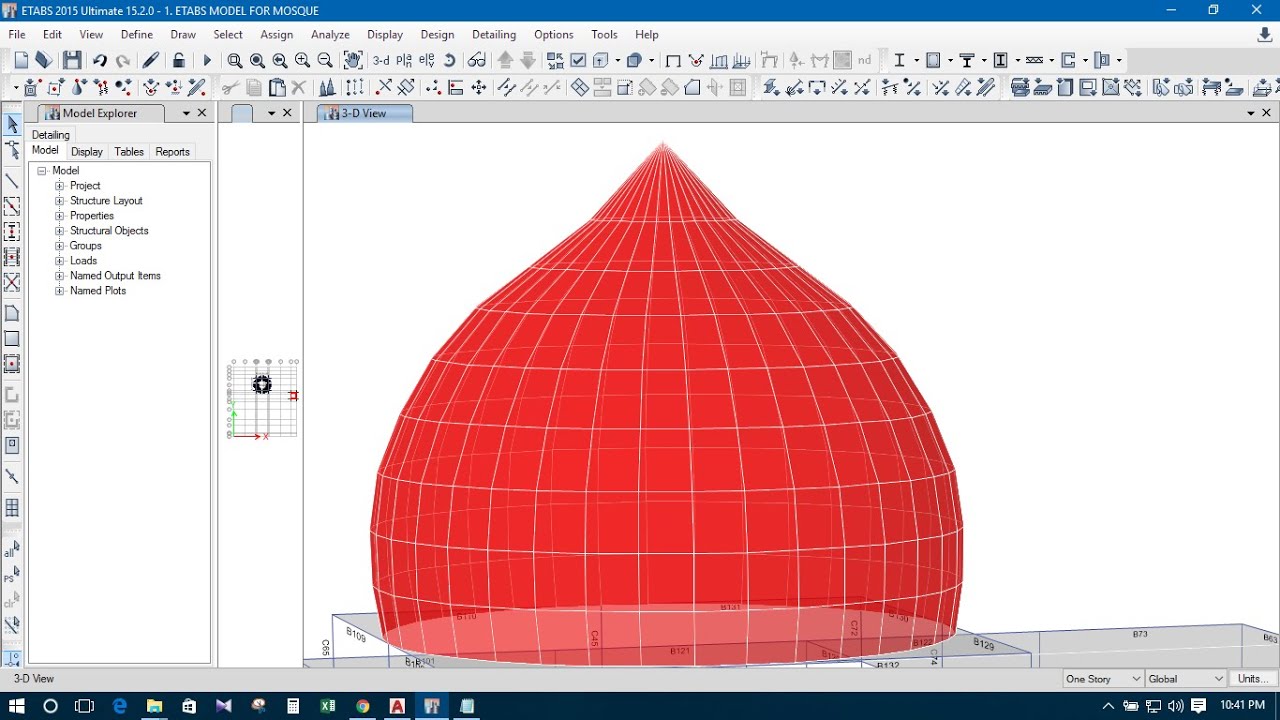 HOW TO MODEL DOME IN ETABS - Revit news
