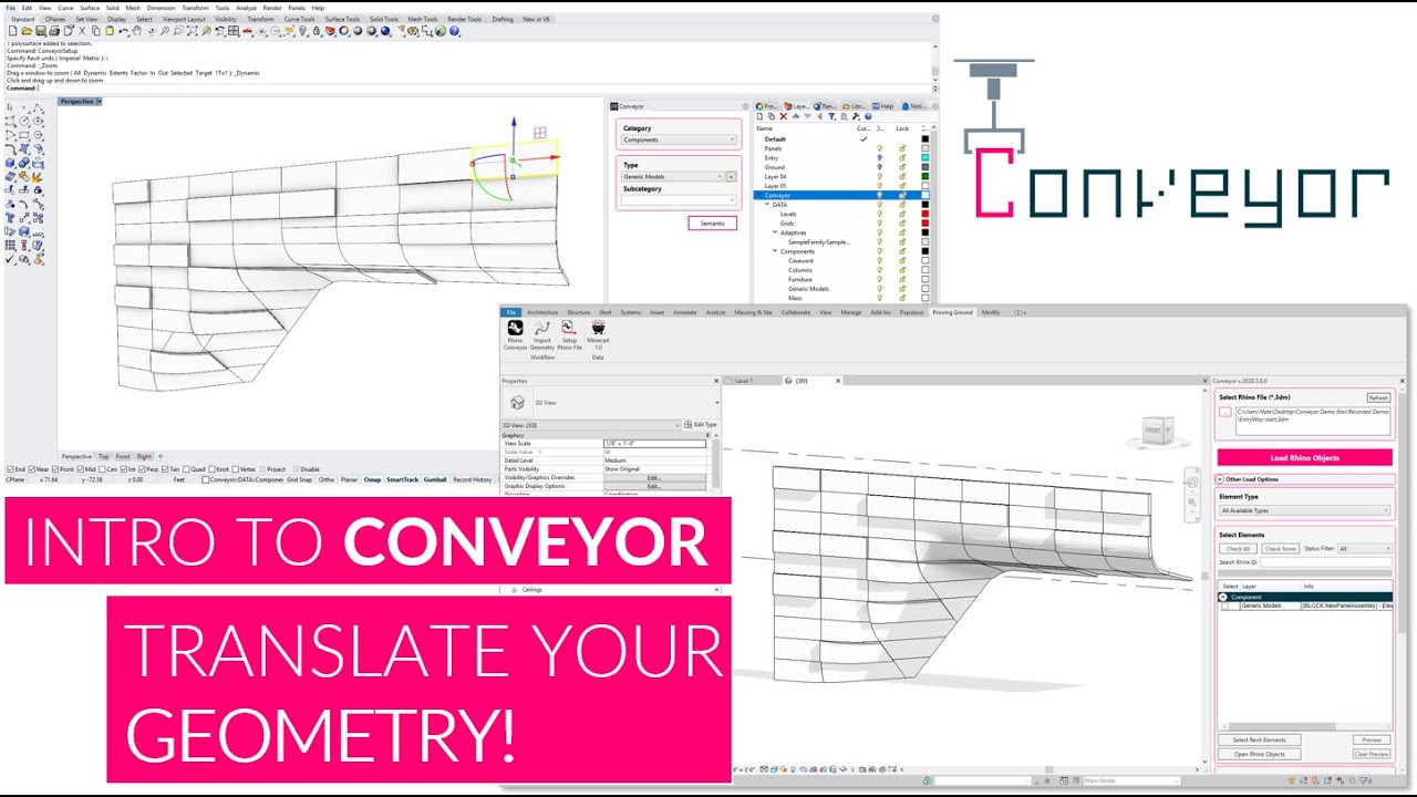Conveyor Tutorial - Options for Converting Geometry - Revit news Conveyor Tutorial - Options for Converting Geometry - Revit news