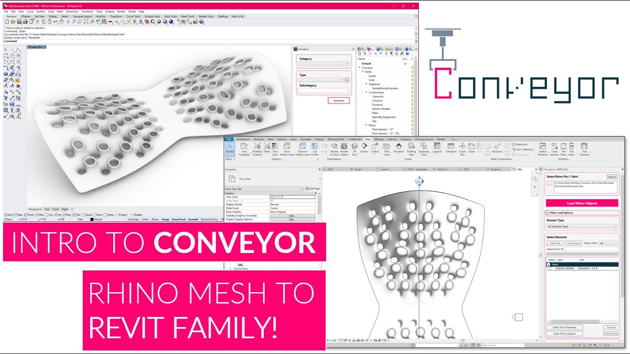 Conveyor Tutorial - Importing Meshes into Revit - Revit news Conveyor Tutorial - Importing Meshes into Revit - Revit news