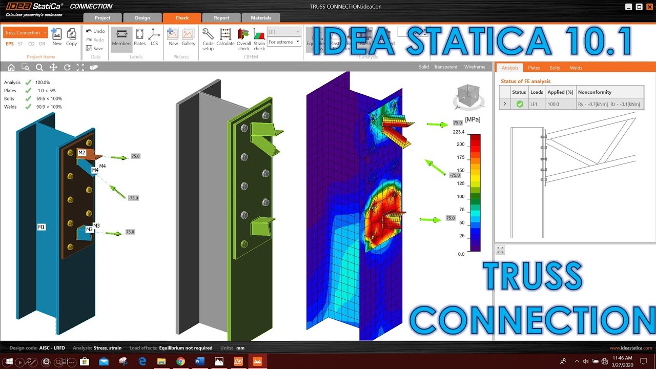 Custom Truss Connection Design in Idea Statica - Revit news