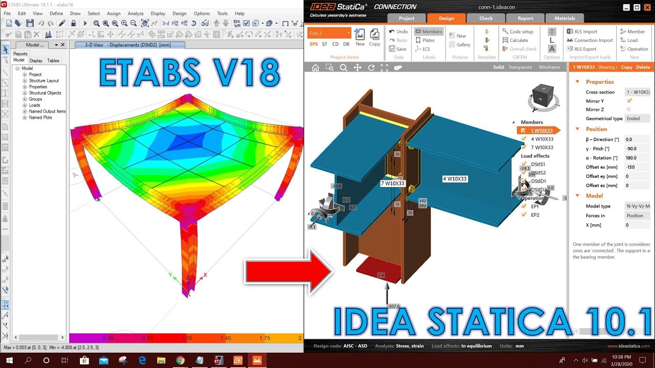 Etabs to Idea Statica | Steel Connection design | BIM - Revit news