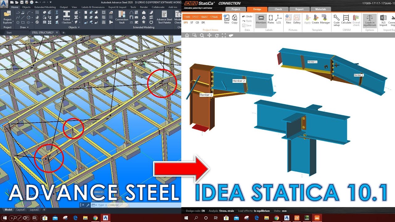 Export Connection from Advance Steel to Idea Statica - Revit news