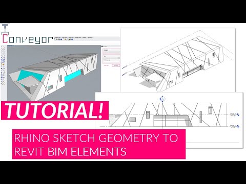 Conveyor Tutorial - Import a Rhino wall sketch into Revit - Revit news