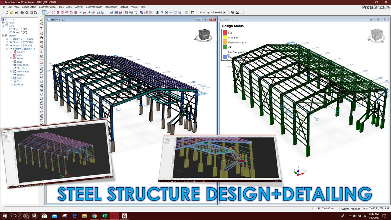 Design and Detailing of Steel Structure | Prota Structure | Prota Steel ...