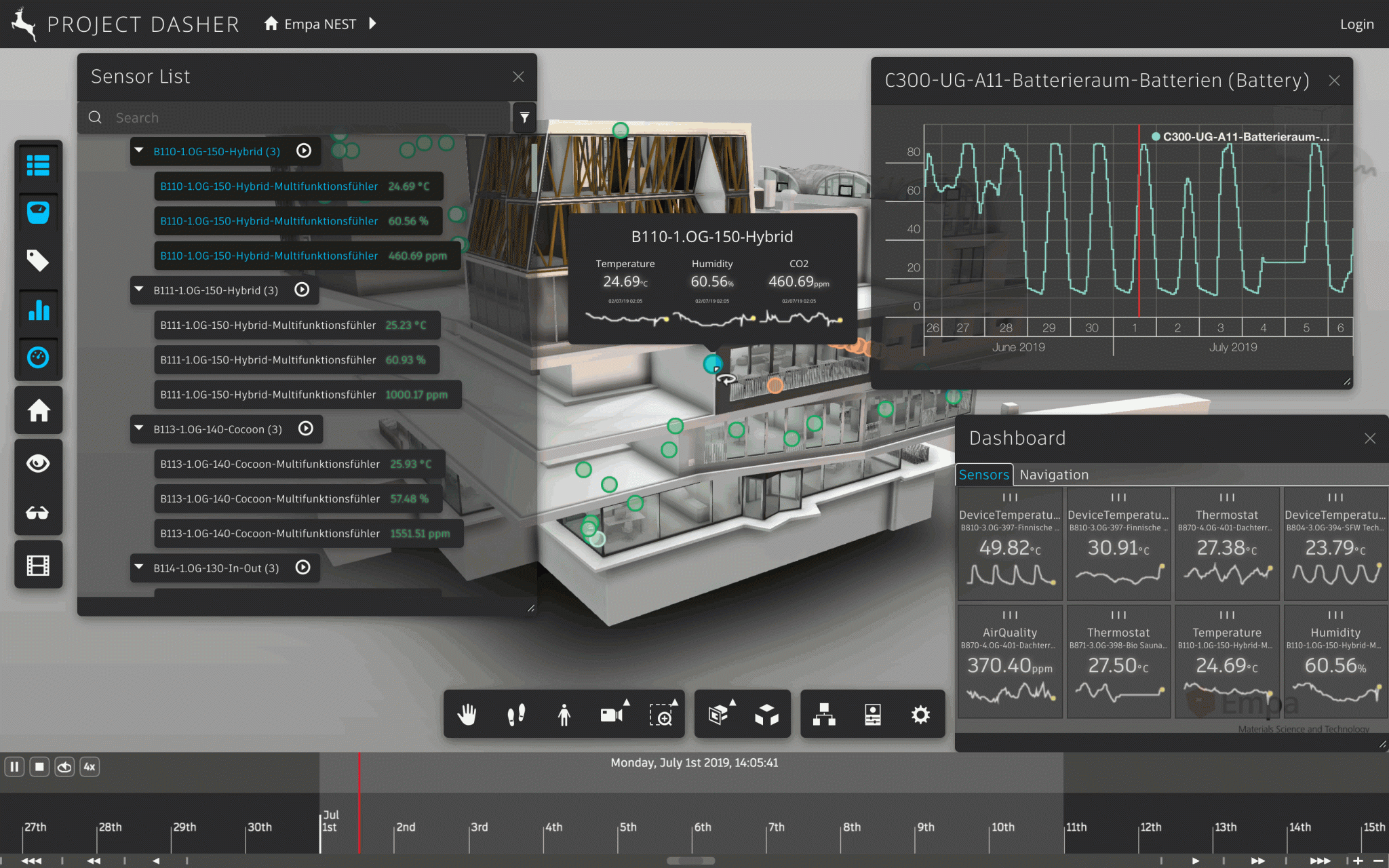 Come and try the latest Dasher now with a new timeline! - Revit news