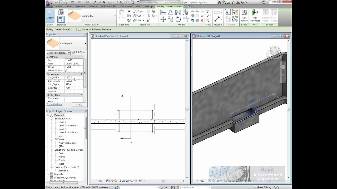 Cutting Voids in Revit Structure 2012 - Revit news