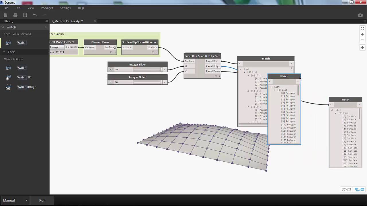 Surface Paneling Dynamo Revit News