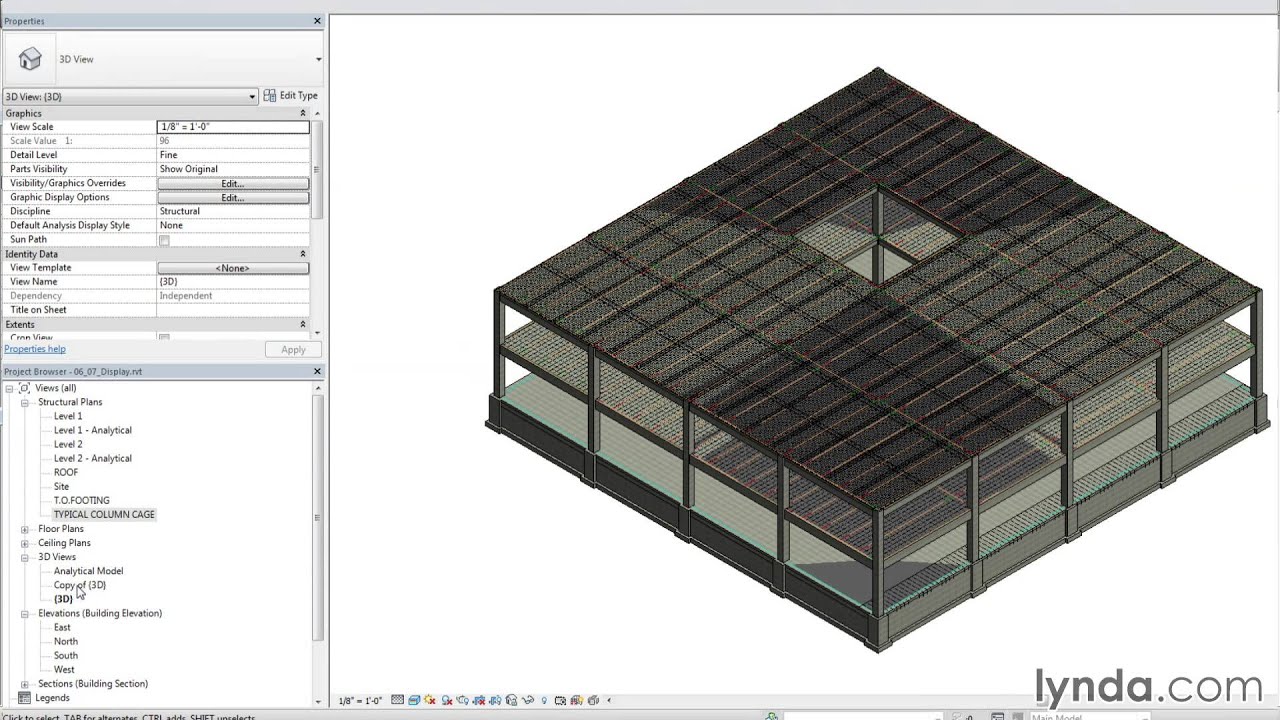 Revit tutorial: Configuring how to display rebar | lynda.com - Revit news